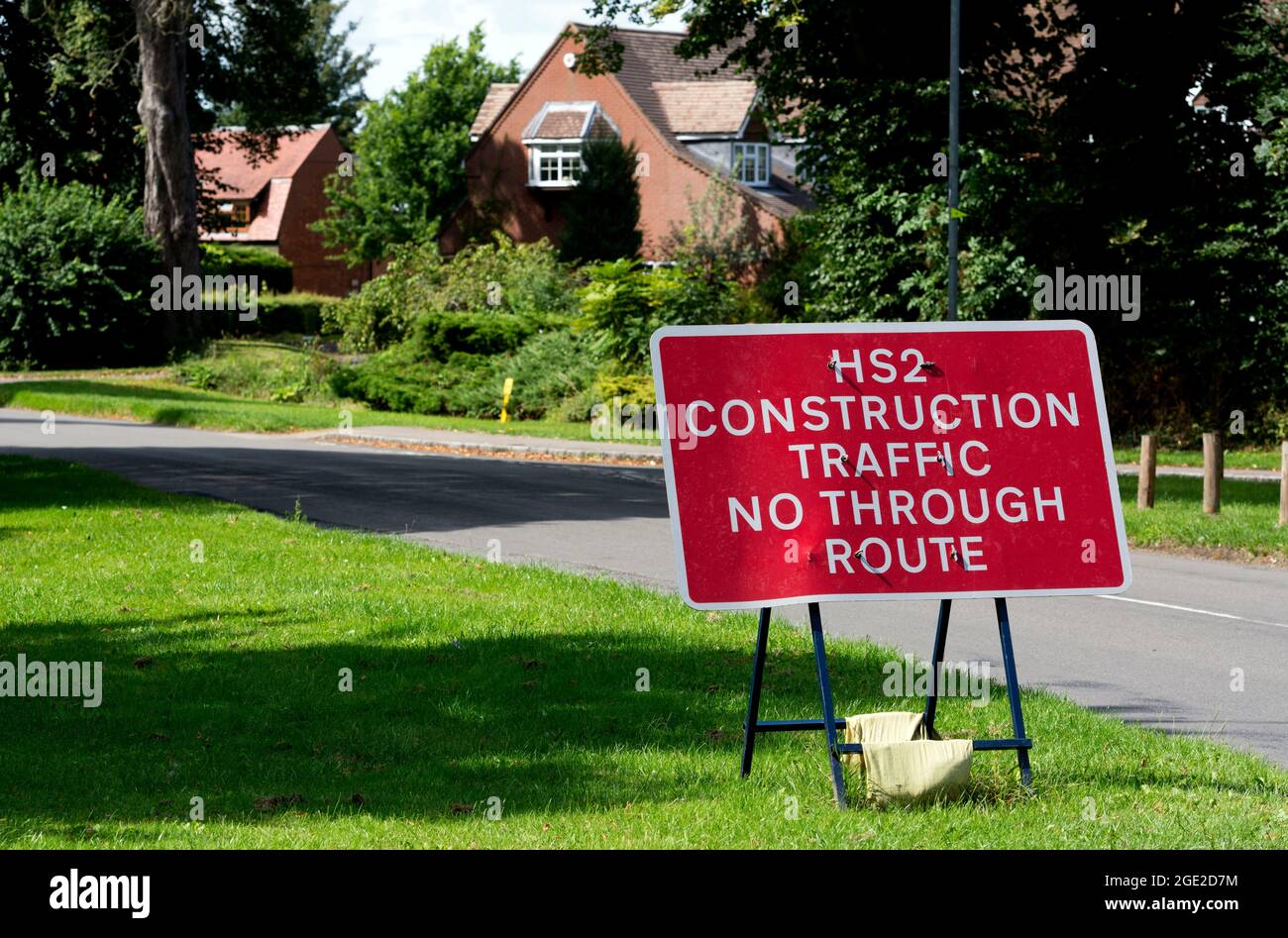 Hs2 construction sign hi-res stock photography and images - Alamy