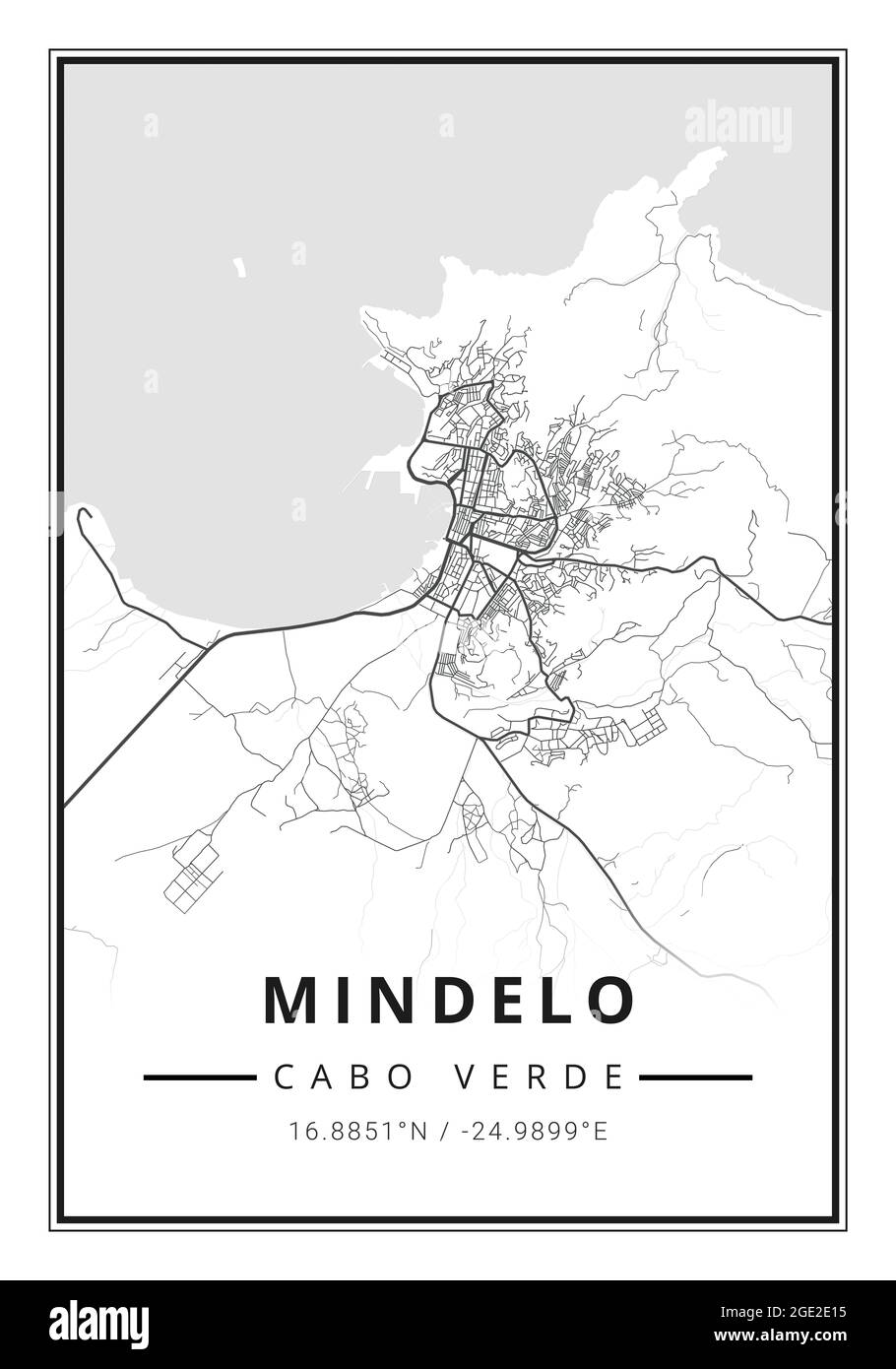 Mindelo city Cut Out Stock Images & Pictures - Alamy