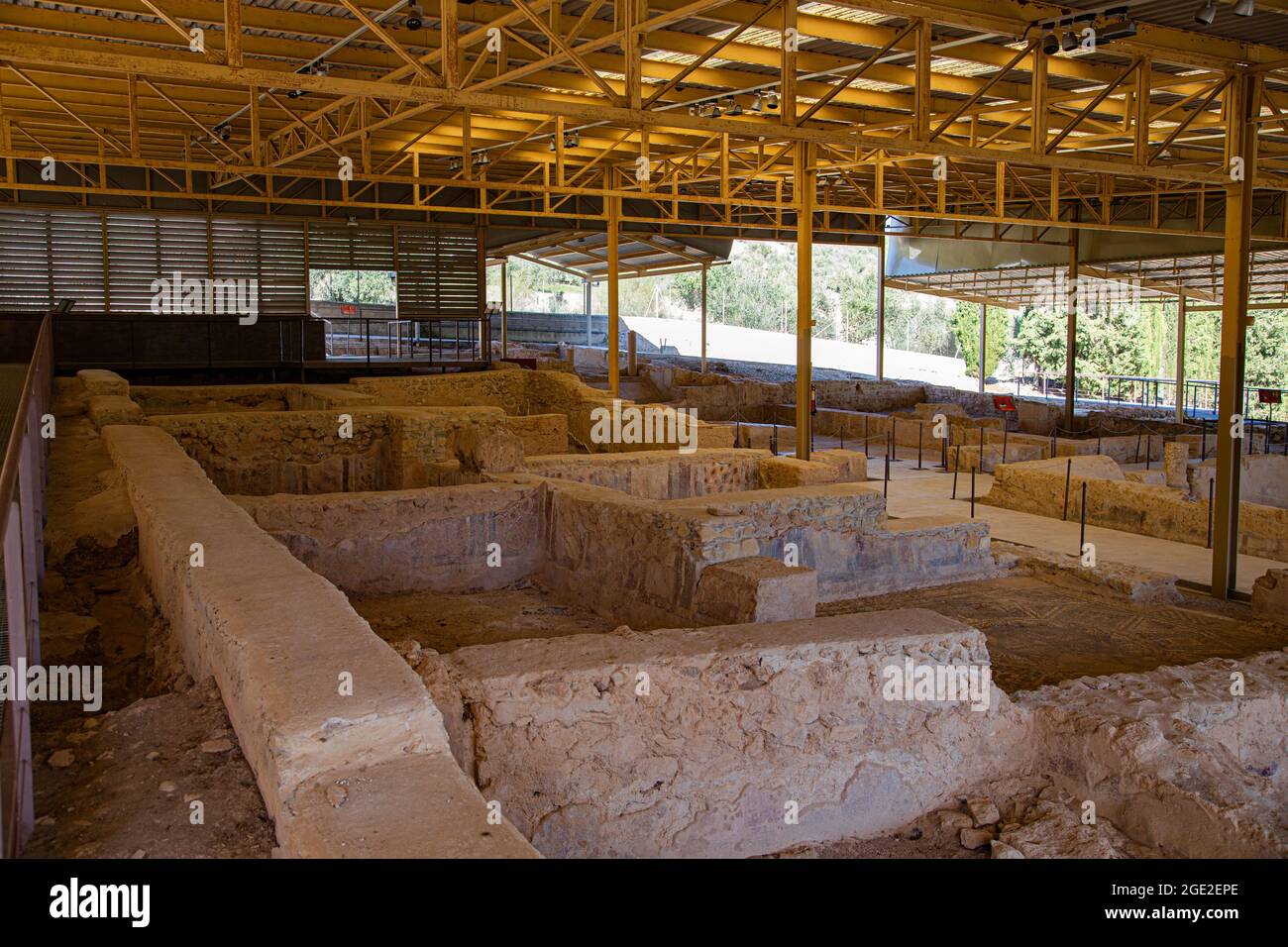 Archaeological site of a large estate and Roman house with mosaics ...