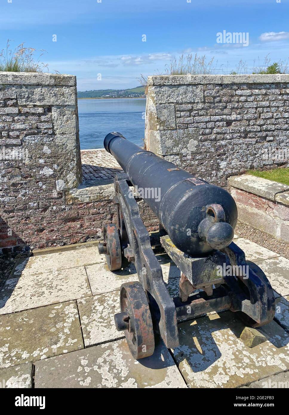 FORT GEORGE A canon on the ramparts of the 18th century fortress near ...