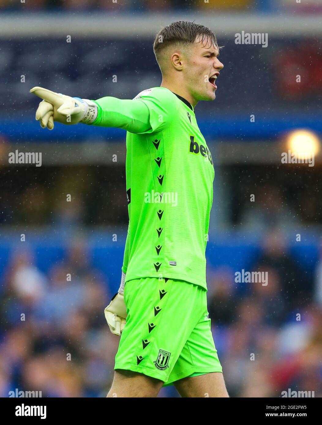 Stoke City goalkeeper Josef Bursik during the Sky Bet Championship ...