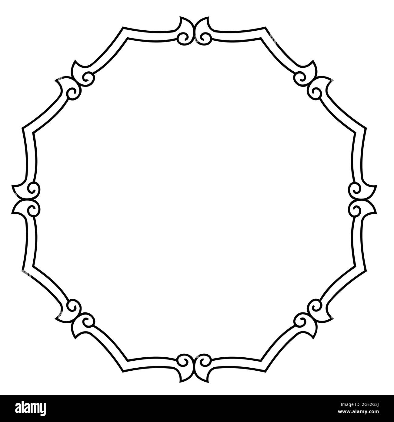 Corner octagon Stock Vector Images - Alamy