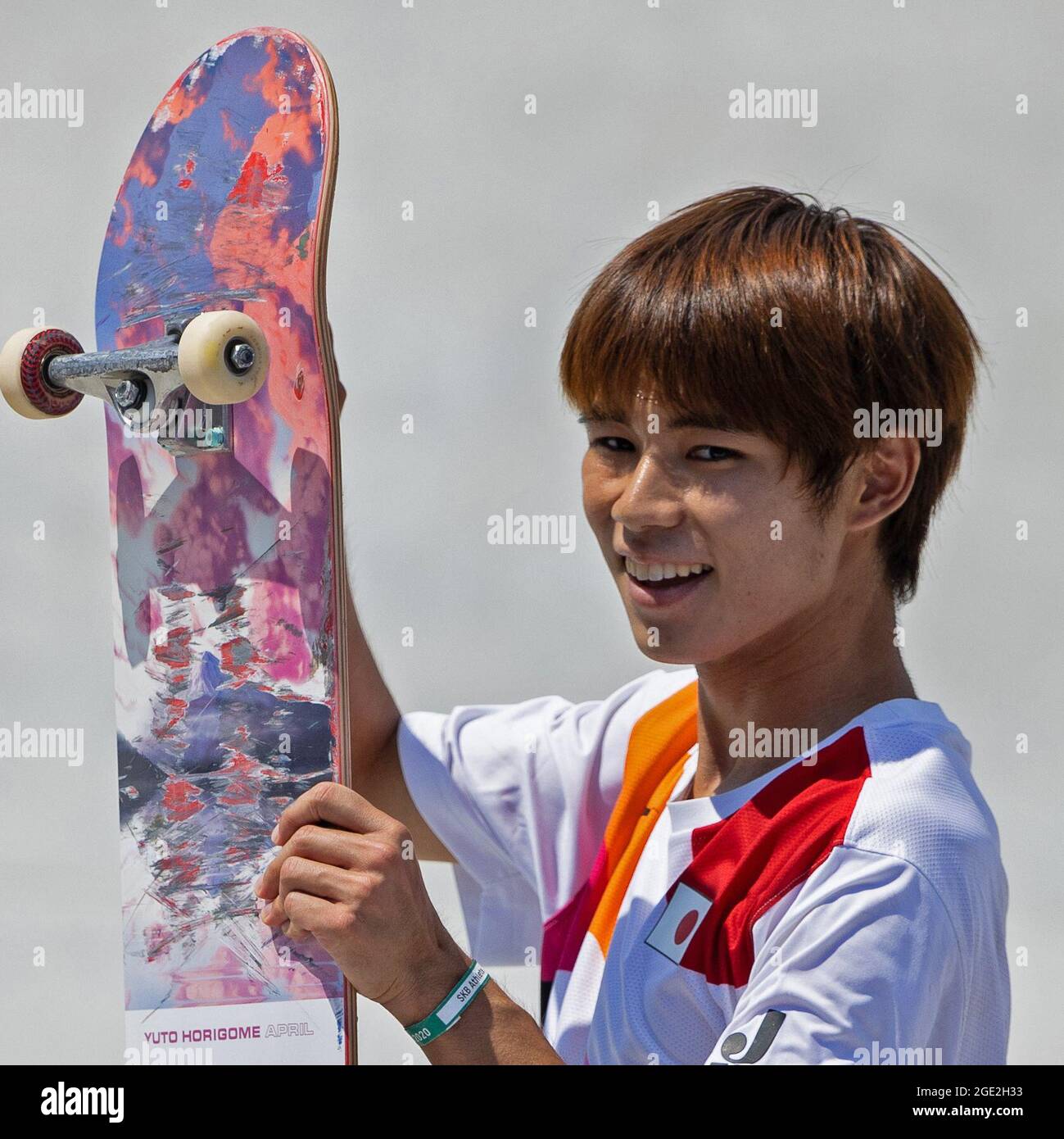 Tokyo, Kanto, Japan. 25th July, 2021. Yuto Horigome of Japan competes ...