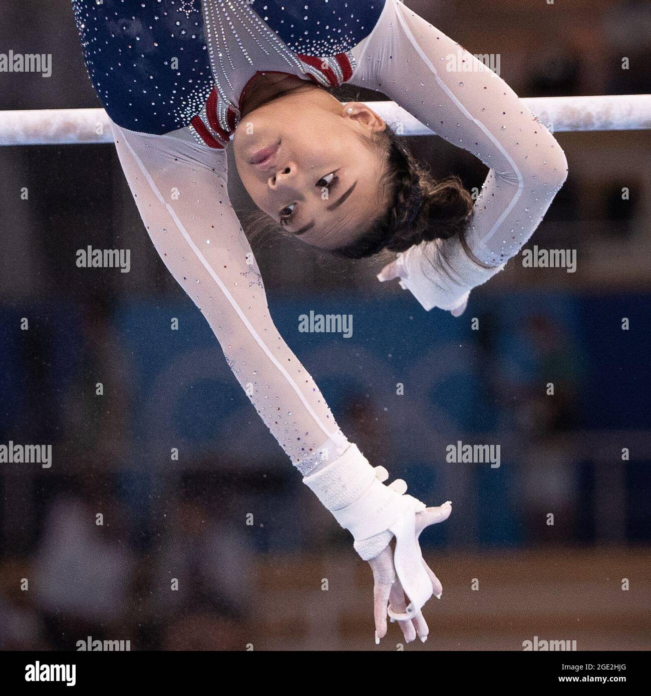 Tokyo, Kanto, Japan. 29th July, 2021. Sunisa Lee (USA) competes on the ...