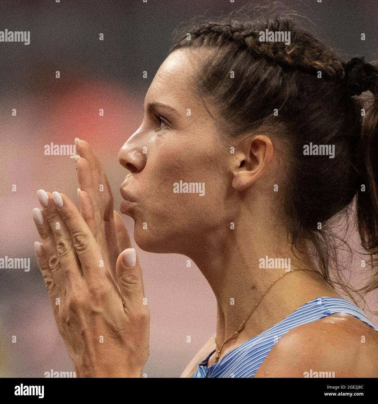 Tokyo, Kanto, Japan. 30th July, 2021. Hanna Minenko (ISR) blows kiss ...