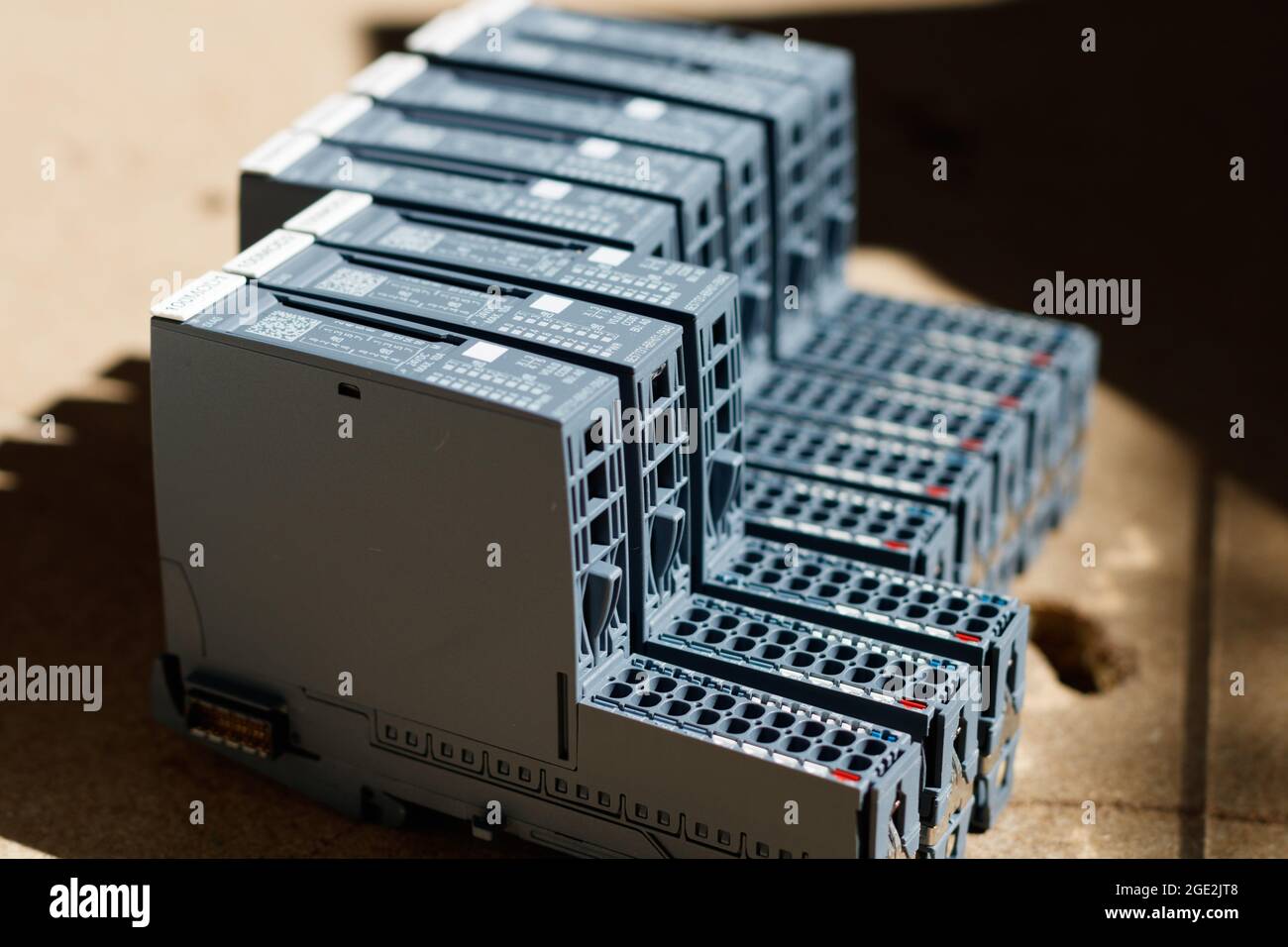 Closeup shot of electrical relay with connections input output Stock ...
