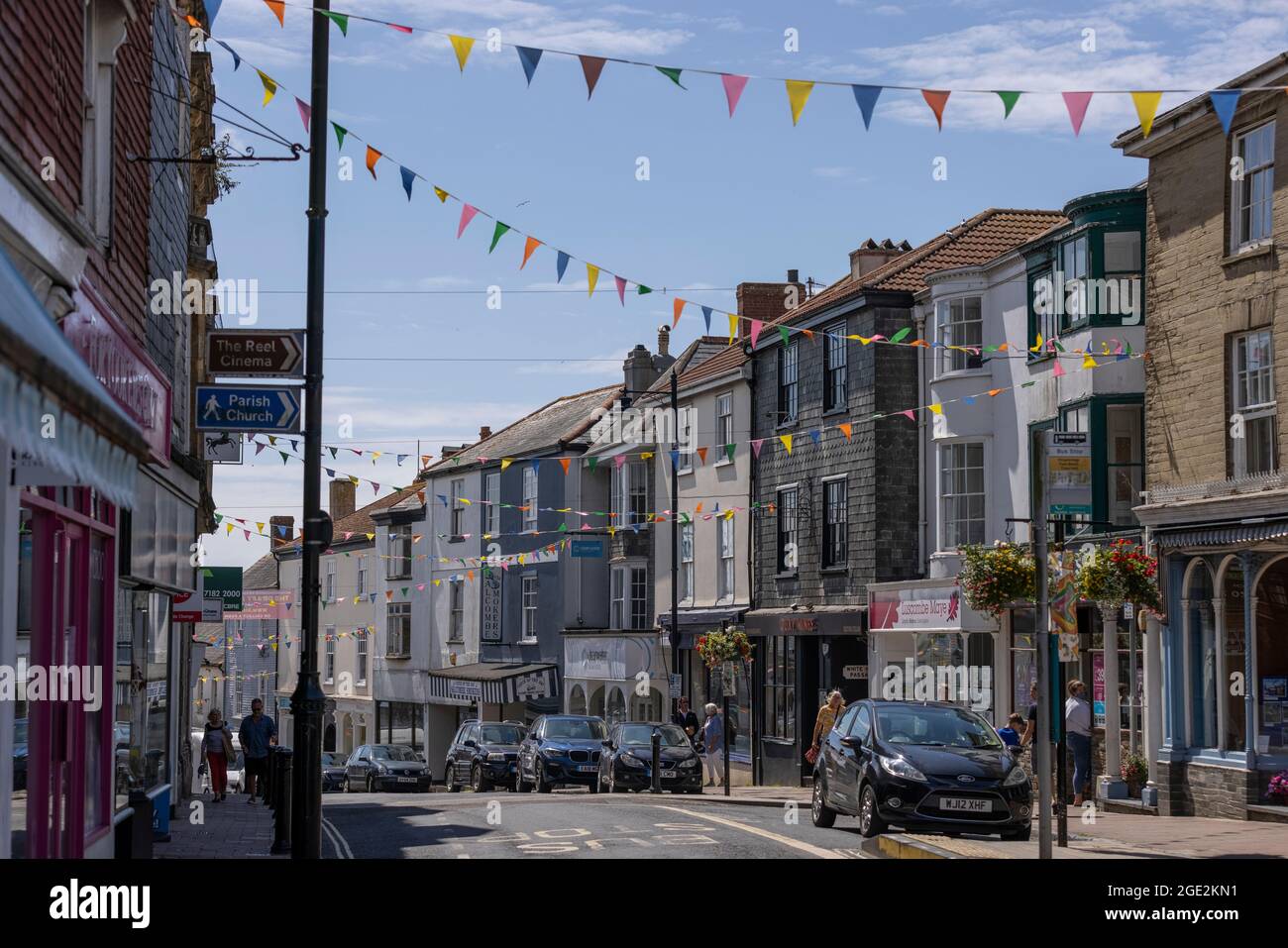 Kingsbridge market town, situated in South Hams district of South Devon ...