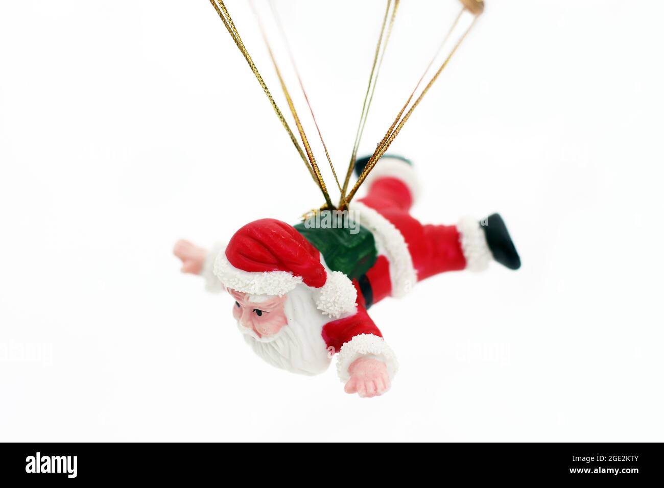 Holiday scene santa claus Cut Out Stock Images & Pictures - Alamy