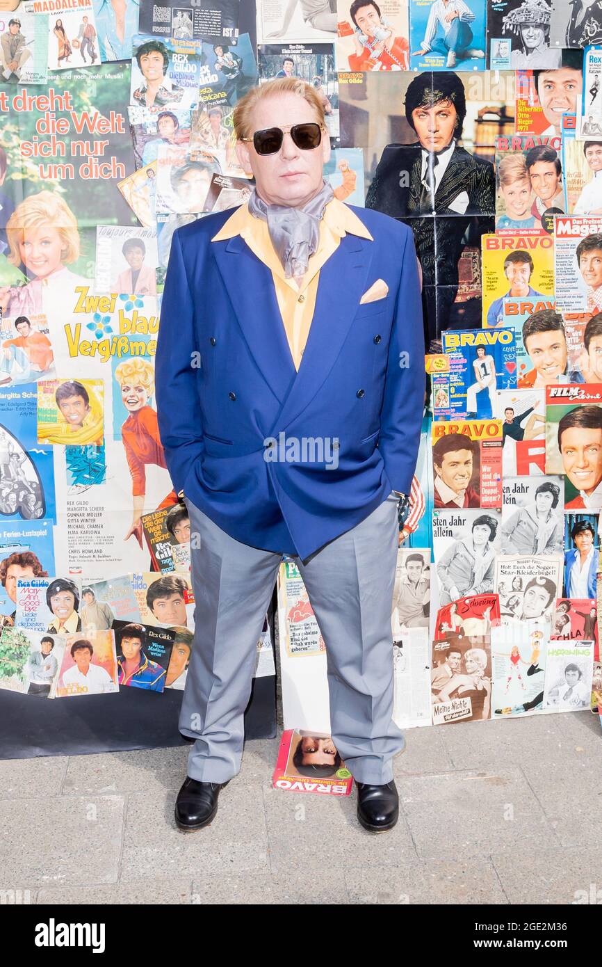 Berlin, Germany. 16th Aug, 2021. Ben Becker, actor, takes part in a ...