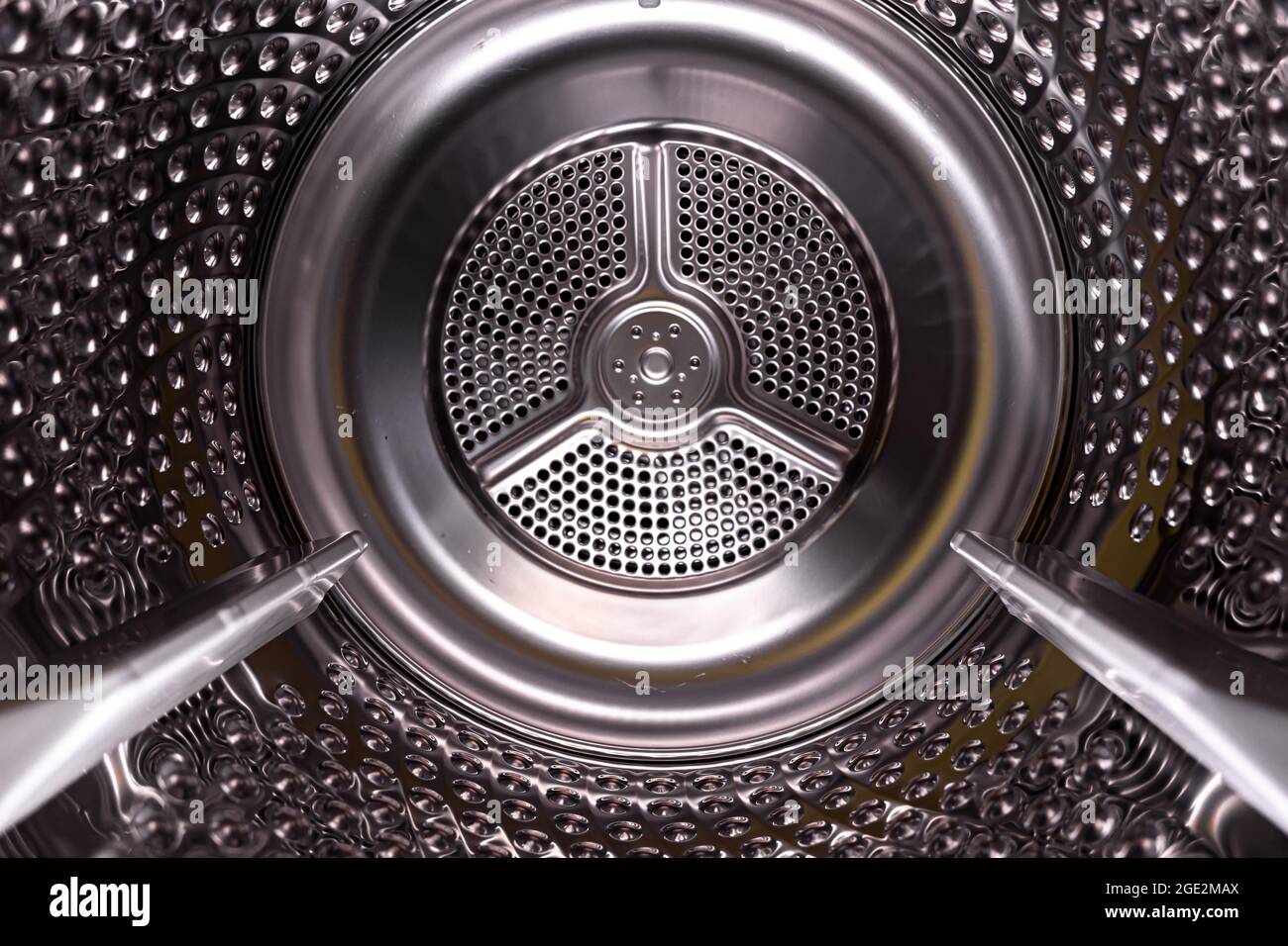 Washing dryer machine inside view of a drum Stock Photo - Alamy