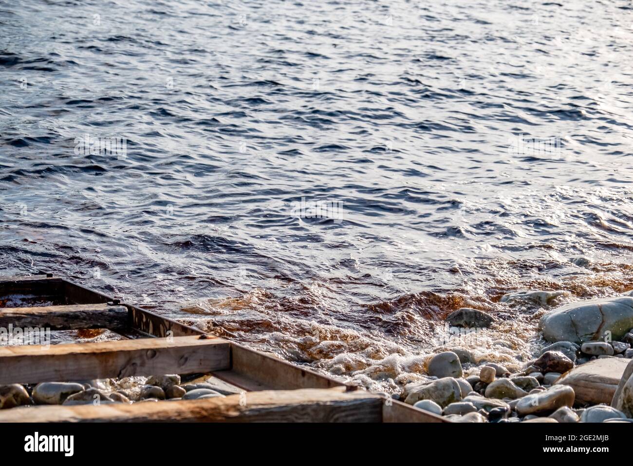 Slipway rail at An Port in County Donegal - Ireland Stock Photo - Alamy