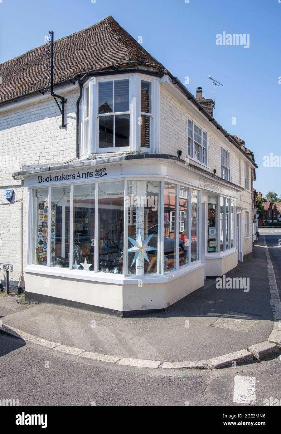 bricklayers arms micro pub in the high street in the village of charing ...