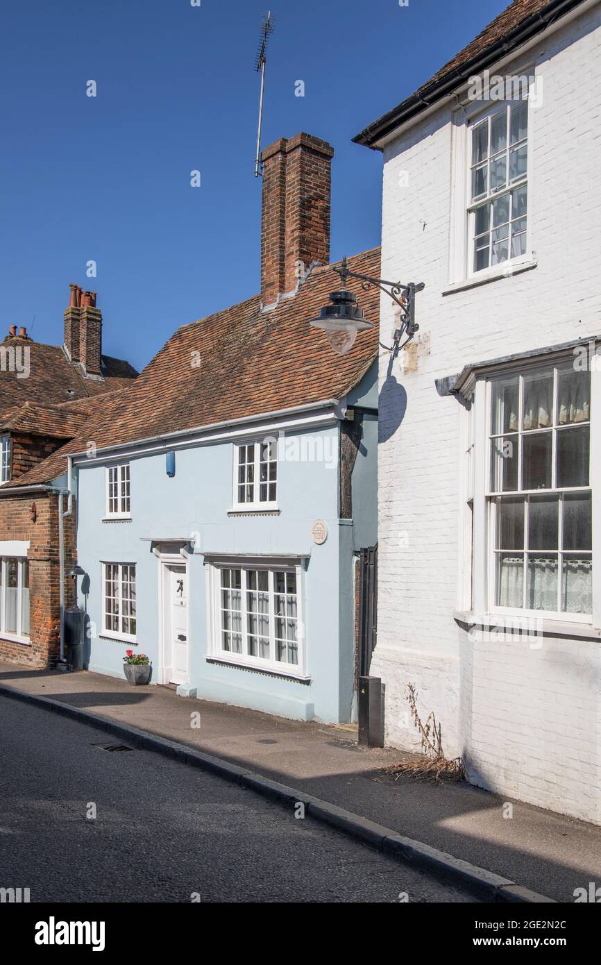 old buildings along the high street in the village of charing kent ...