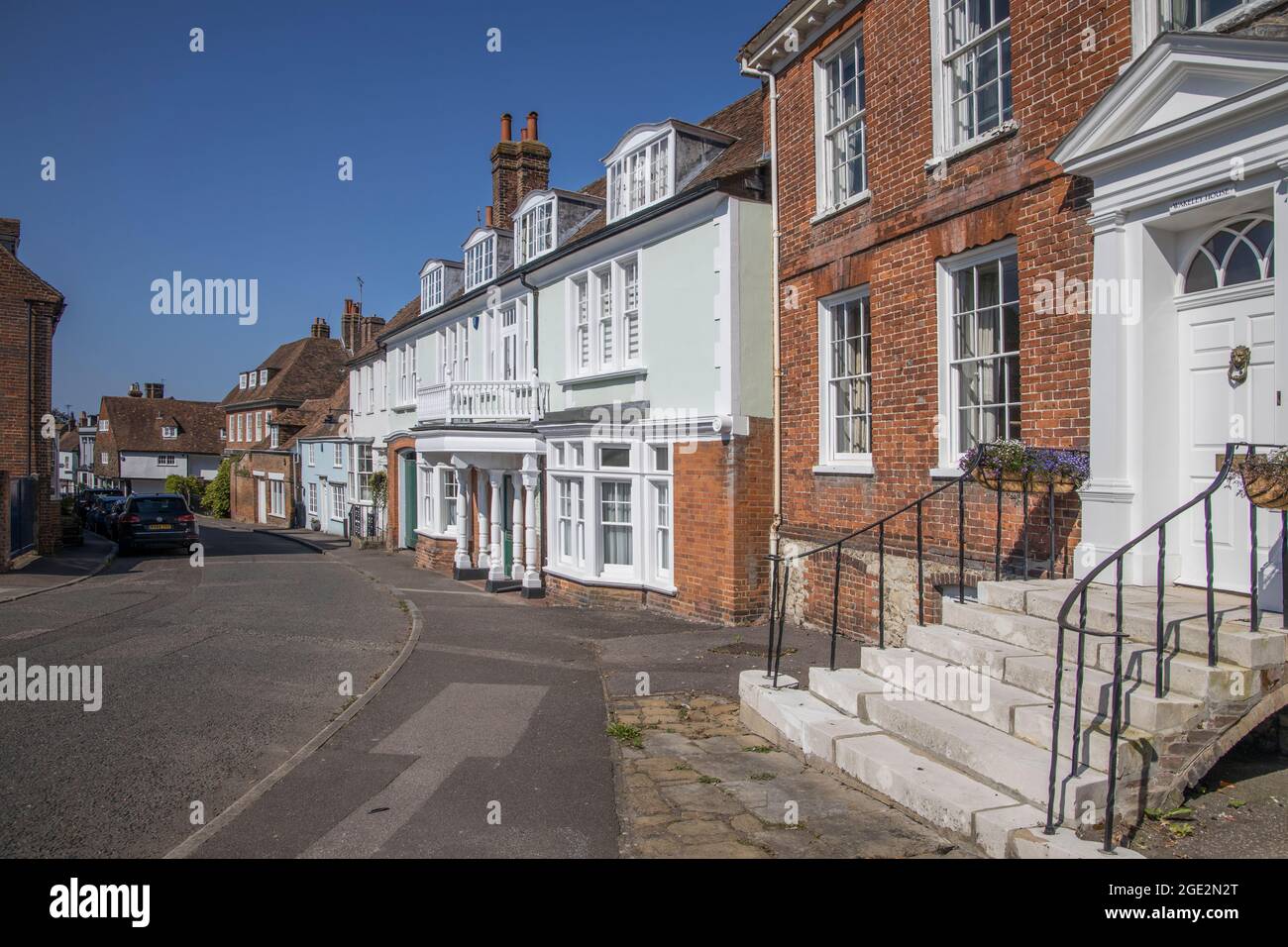 old buildings along the high street in the village of charing kent ...