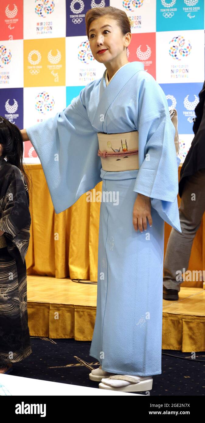 Tokyo, Japan. 16th Aug, 2021. A cast of a streaming movie "Mazekoze ...