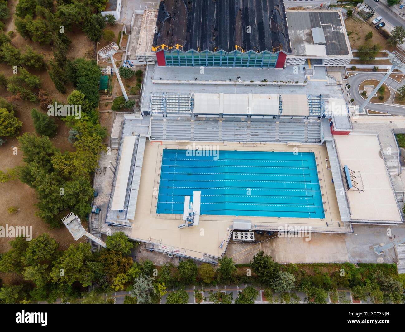 National swimming pool in Thessaloniki,Greece Stock Photo - Alamy