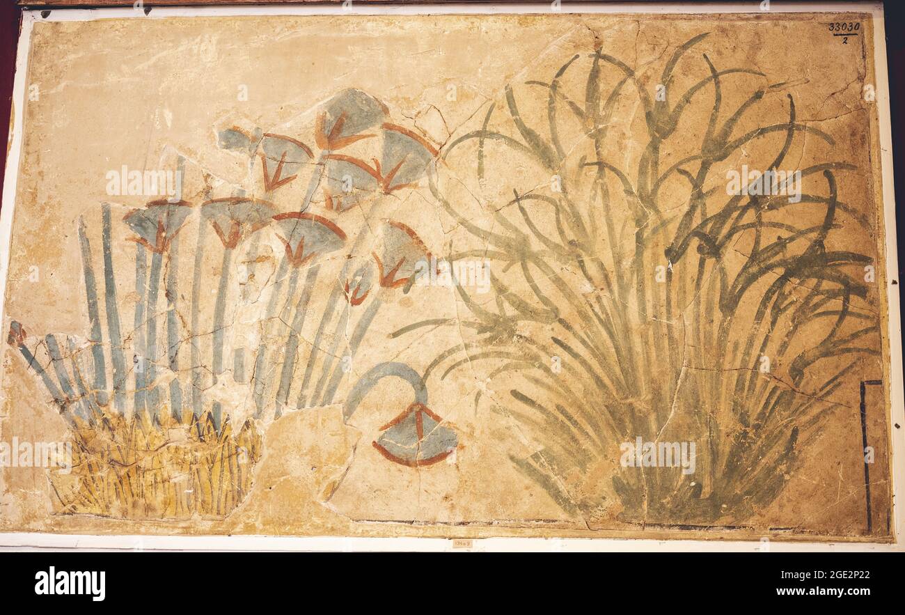 CAIRO, EGYPT - Jun 06, 2021: An ancient Egyptian artwork depicting ...