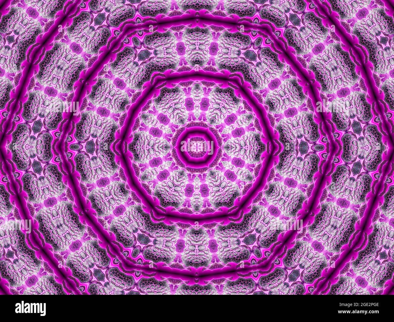 Kaleidoscope in the form of an eye, abstract design that is surreal ...