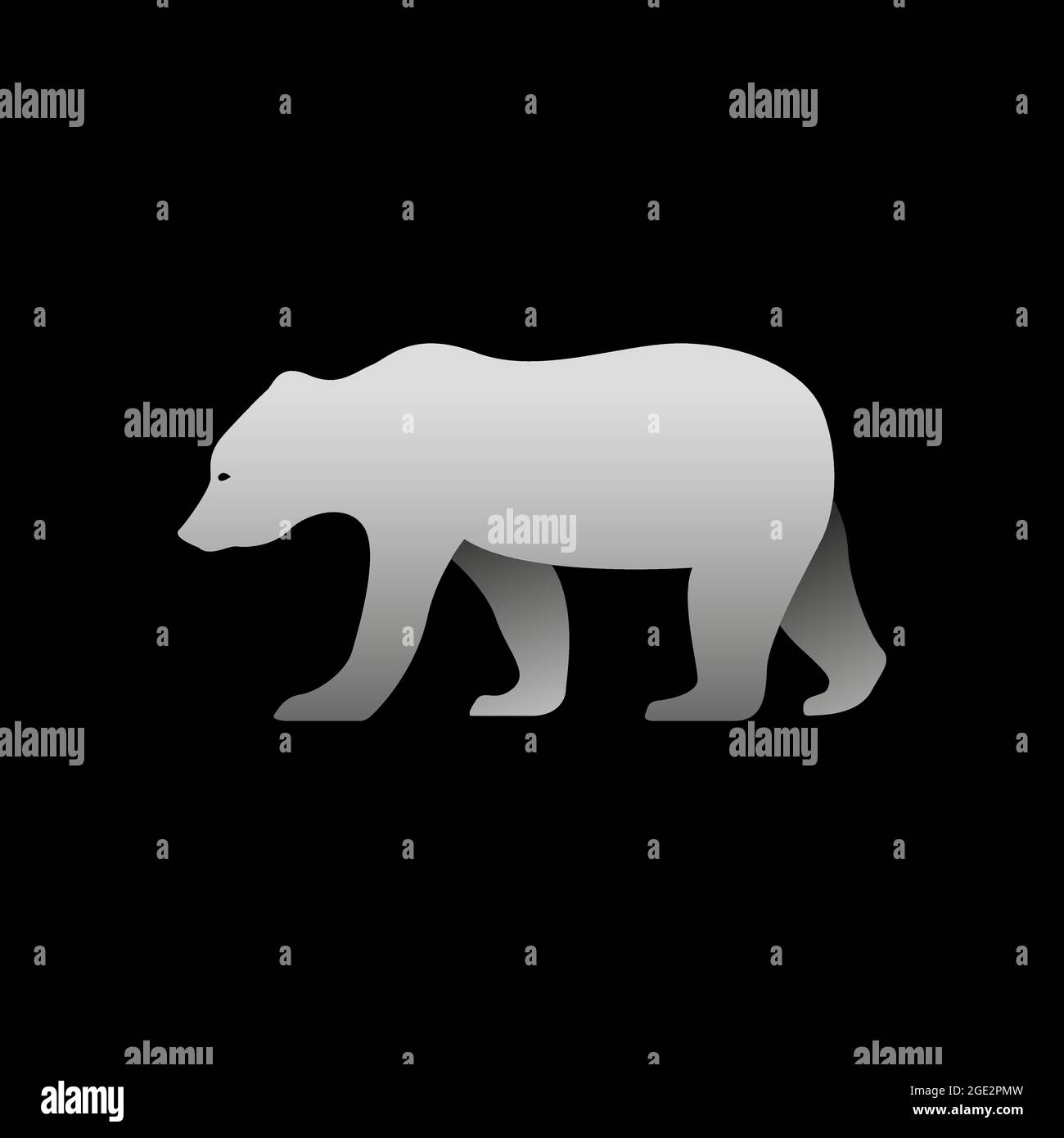 Bear profile icon vector vectors hi-res stock photography and images ...