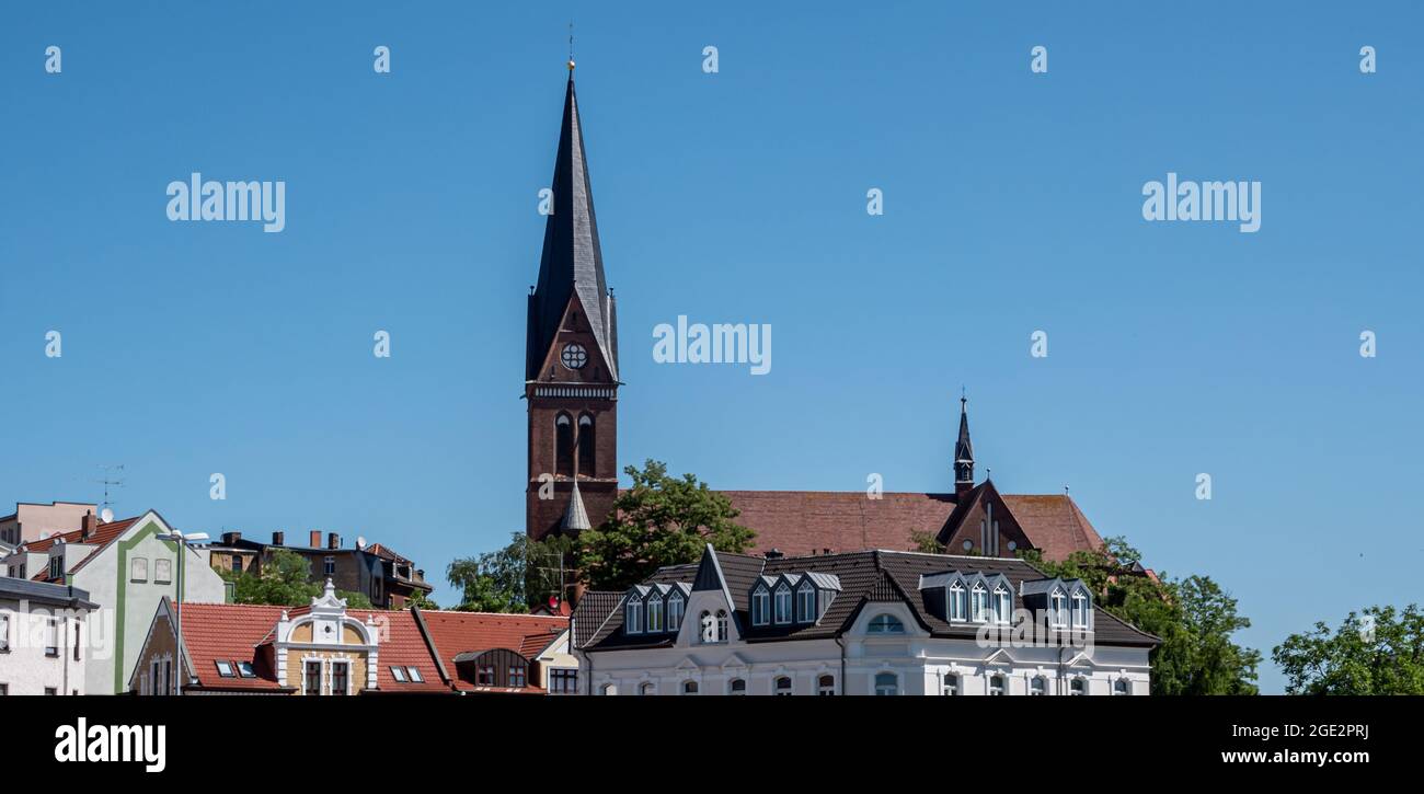 Panorama of Stassfurt in east germany Stock Photo - Alamy