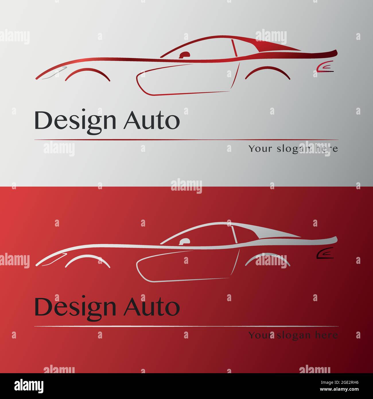 Design car with business card template. Vector illustration Stock ...