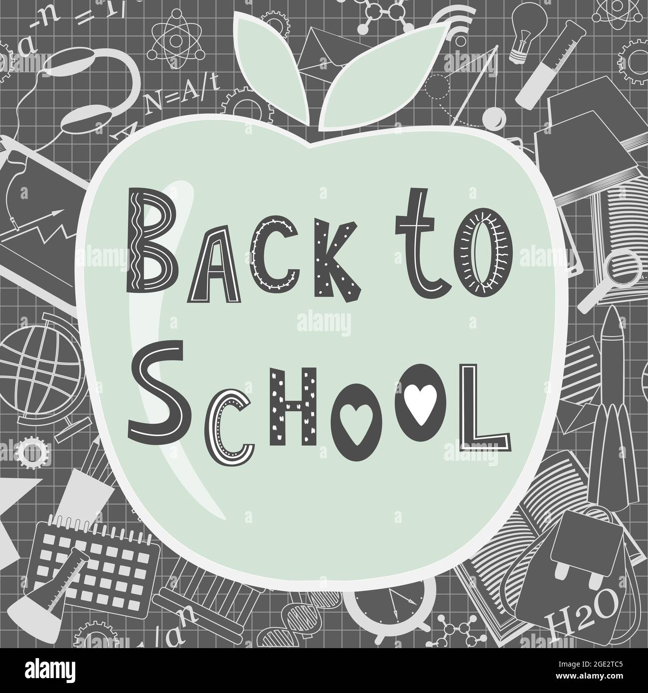 Apple Back To School Background