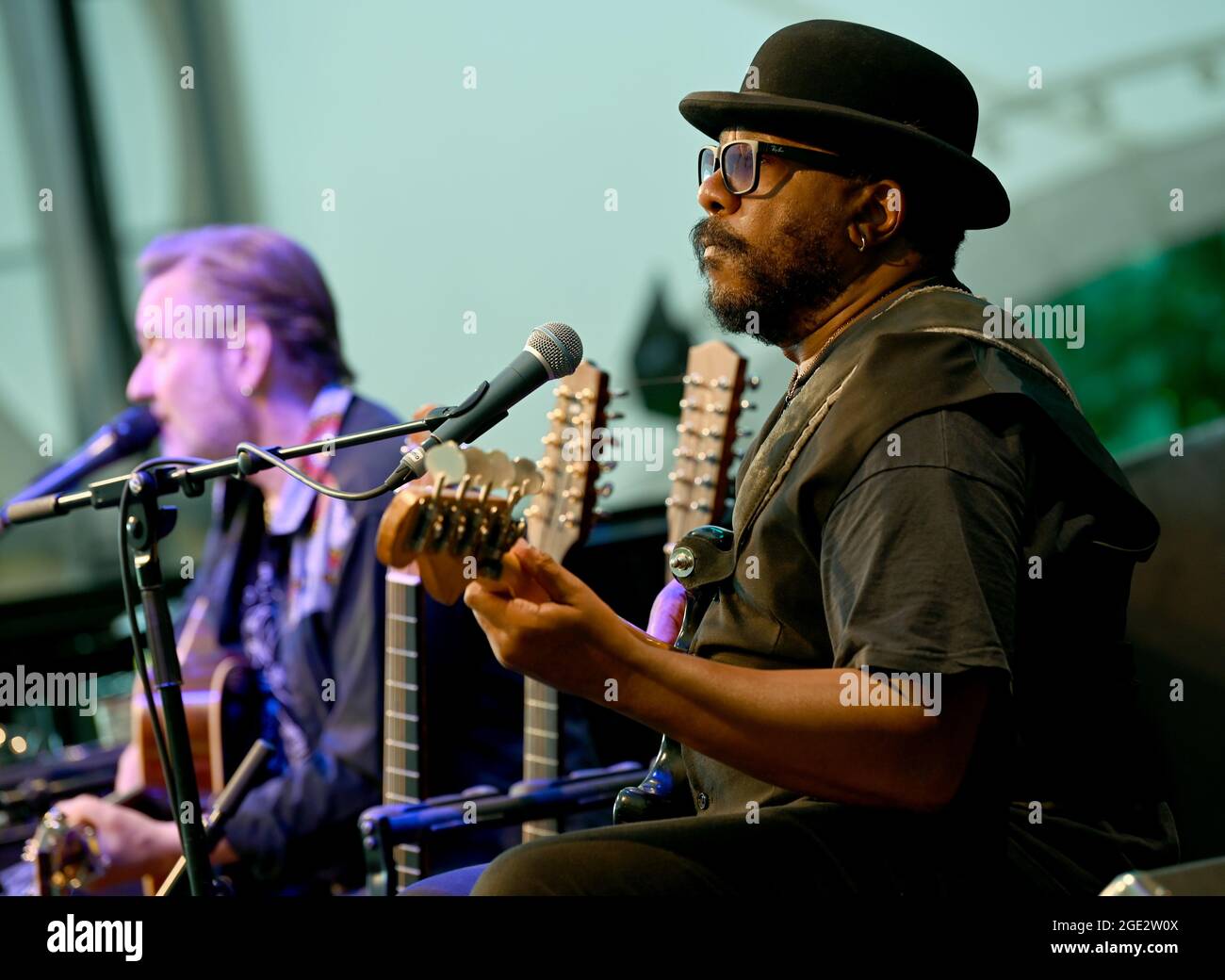 Neuhardenberg, Germany. 14th Aug, 2021. Stefan Stoppok, singer ...