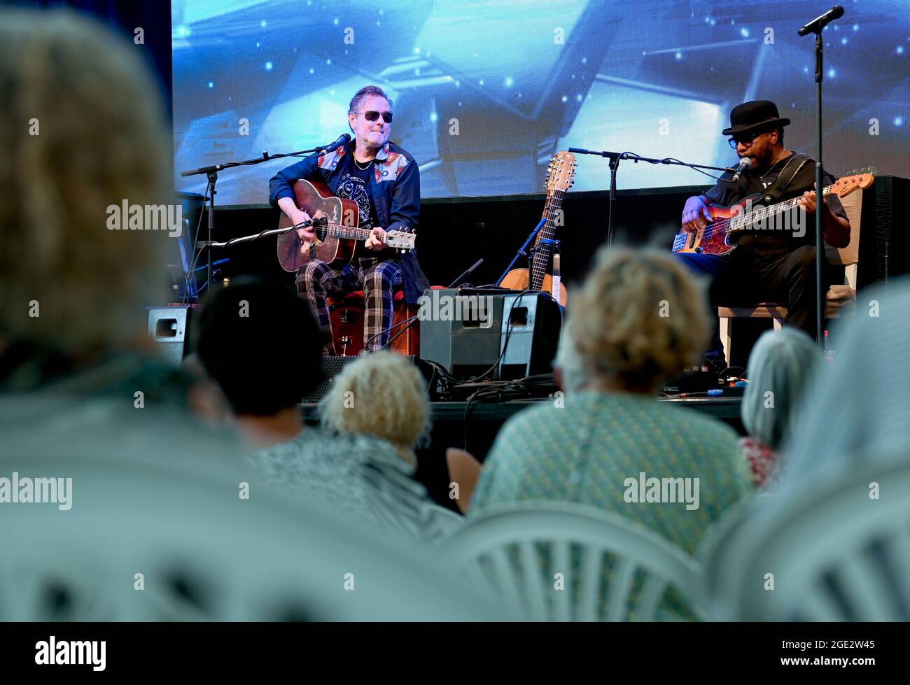 Neuhardenberg, Germany. 14th Aug, 2021. Stefan Stoppok, singer ...