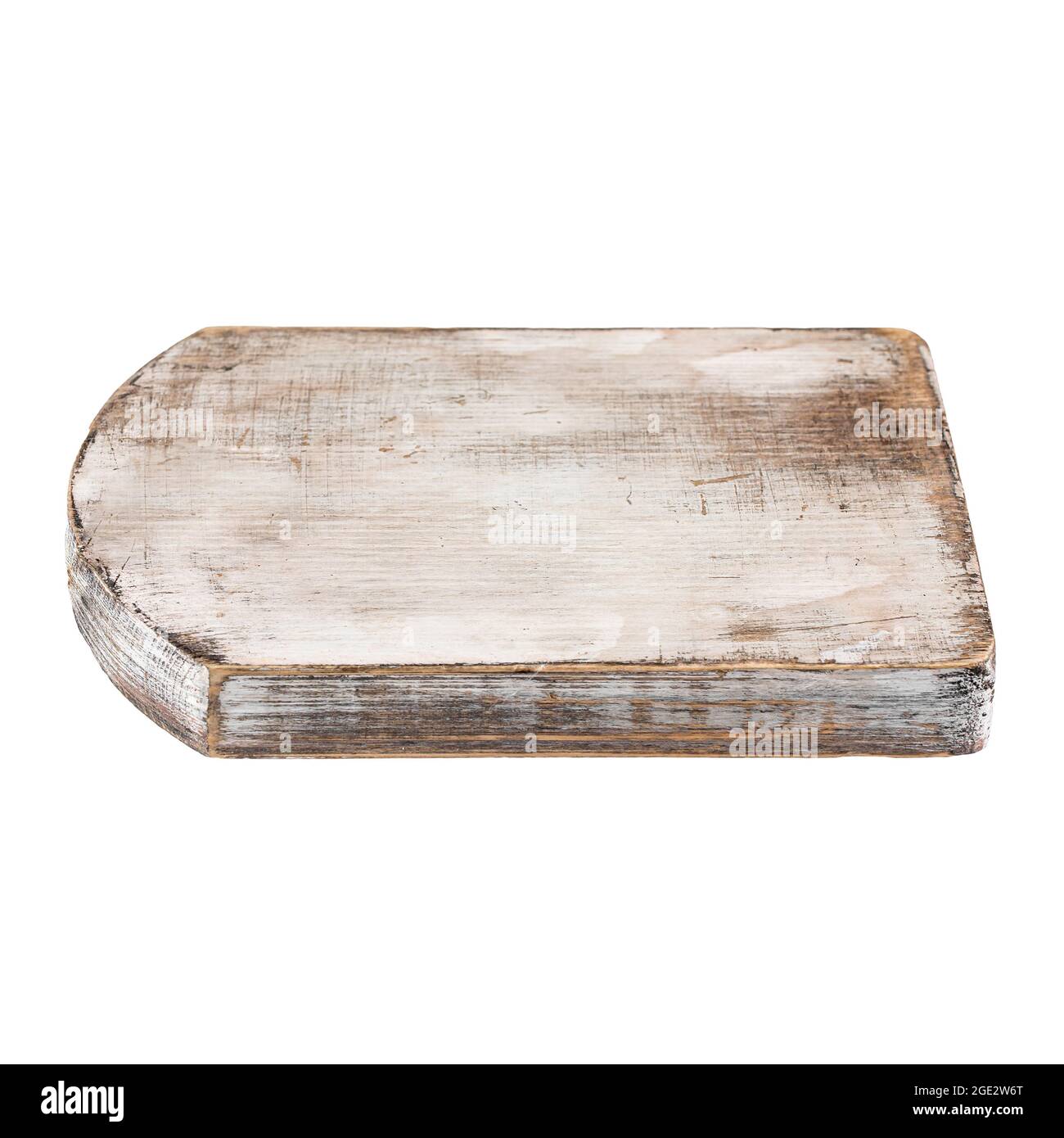 Isolated old wooden cutting board Stock Photo - Alamy