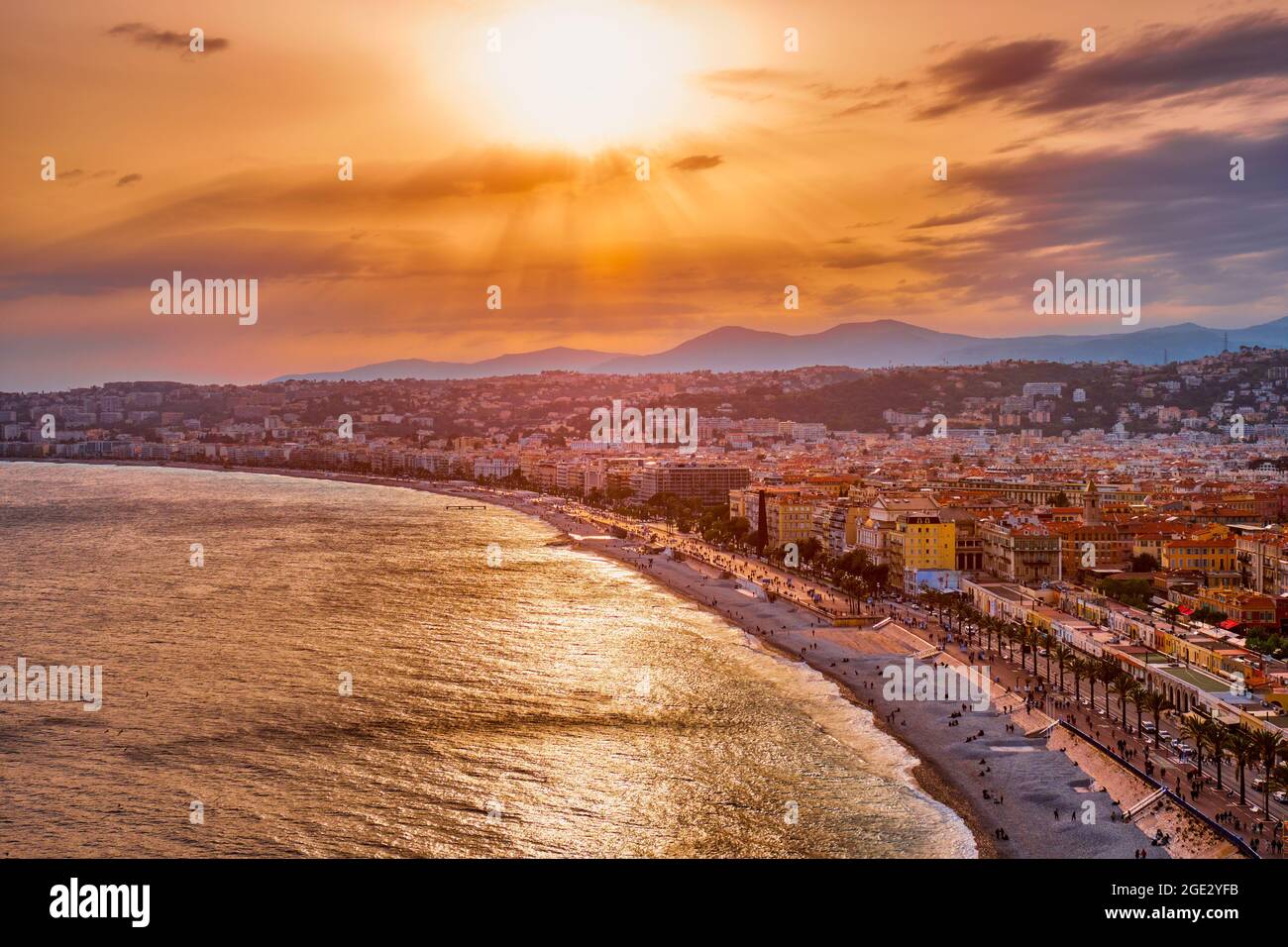 Sunset on beach nice hi-res stock photography and images - Alamy