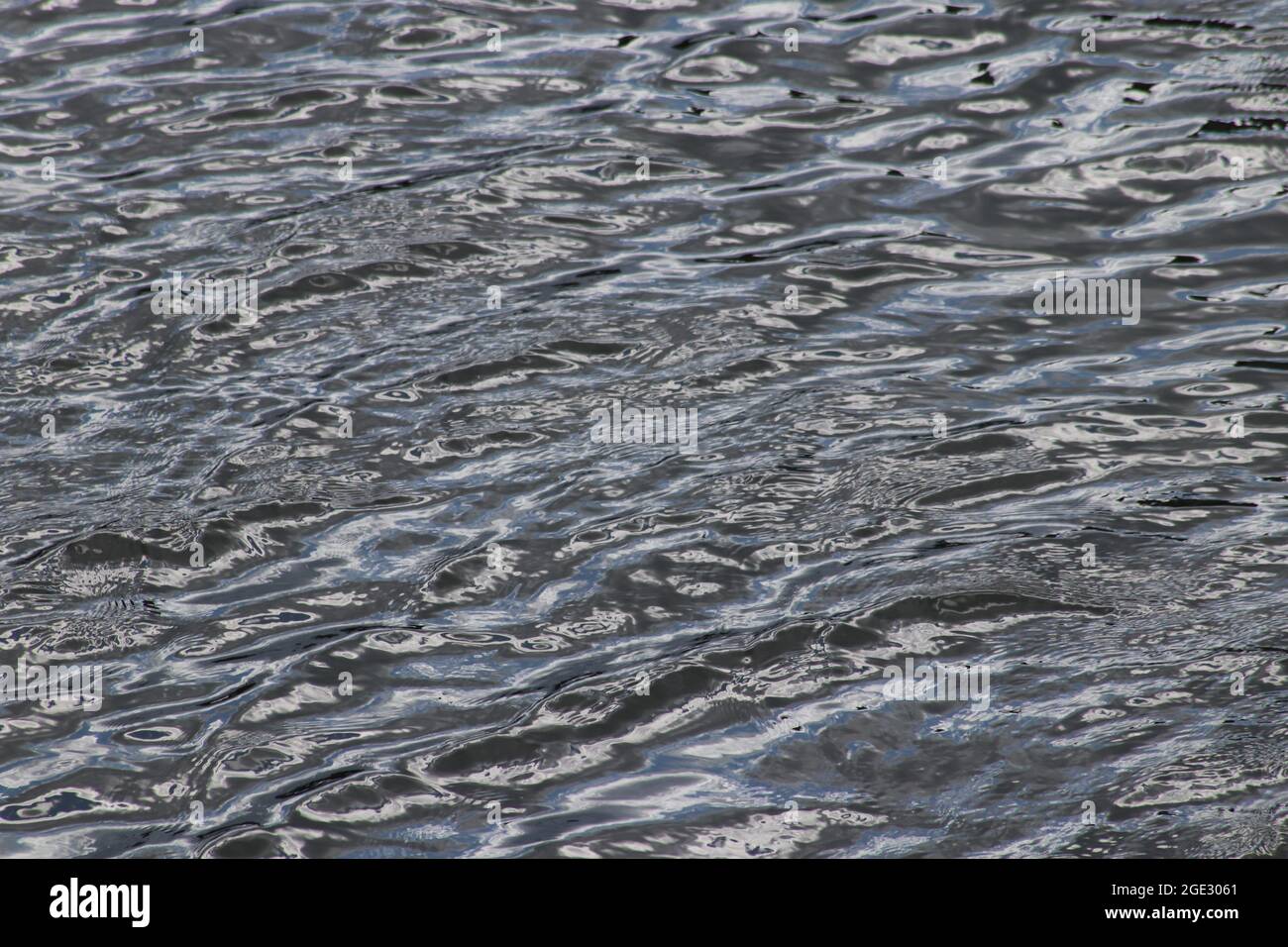 Patterns, reflections and textures in water Stock Photo - Alamy