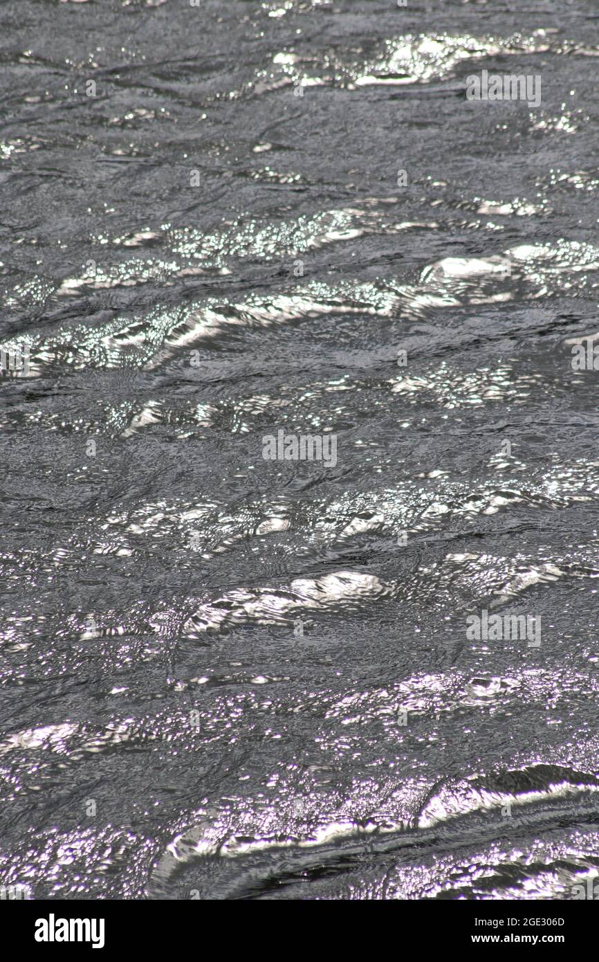 Patterns, reflections and textures in water Stock Photo - Alamy