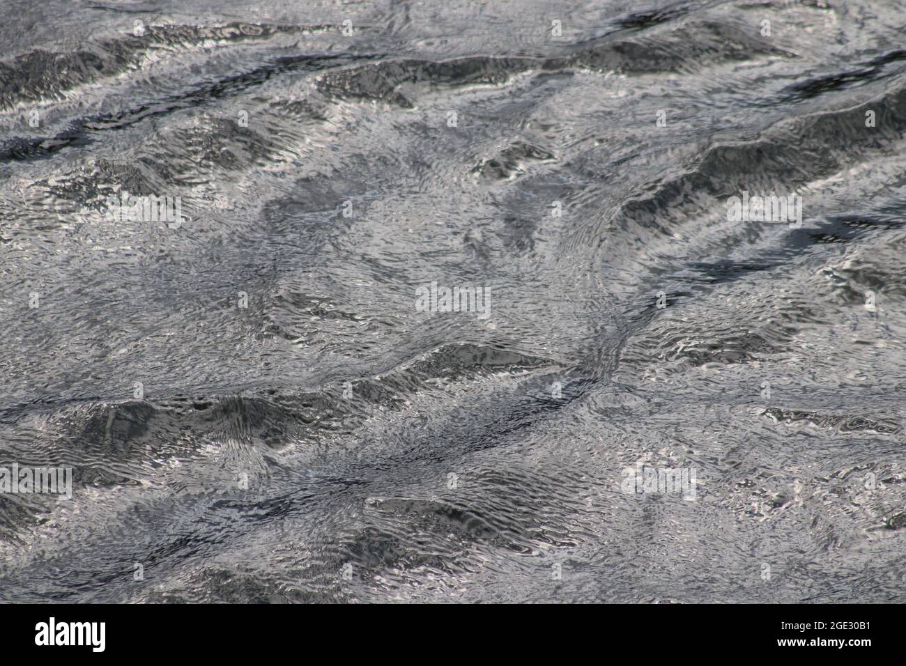 Patterns, reflections and textures in water Stock Photo - Alamy