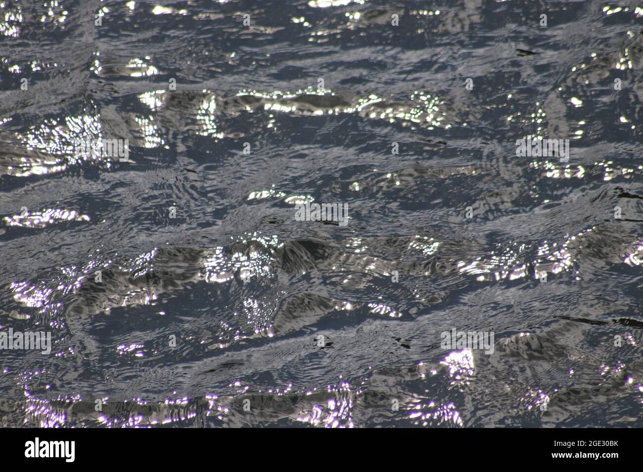 Patterns, reflections and textures in water Stock Photo - Alamy