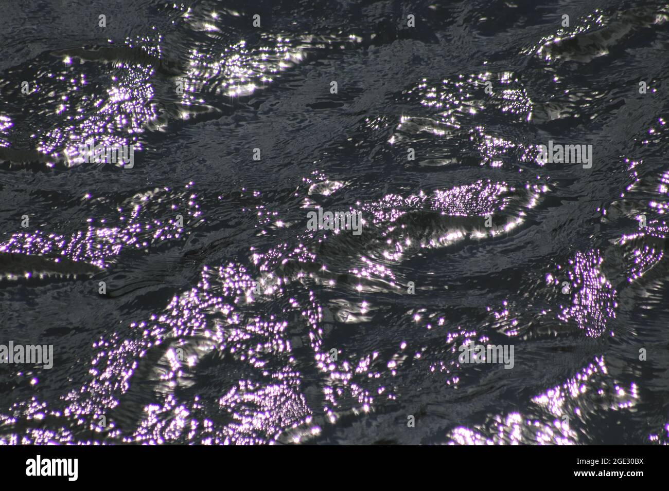 Patterns, reflections and textures in water Stock Photo - Alamy