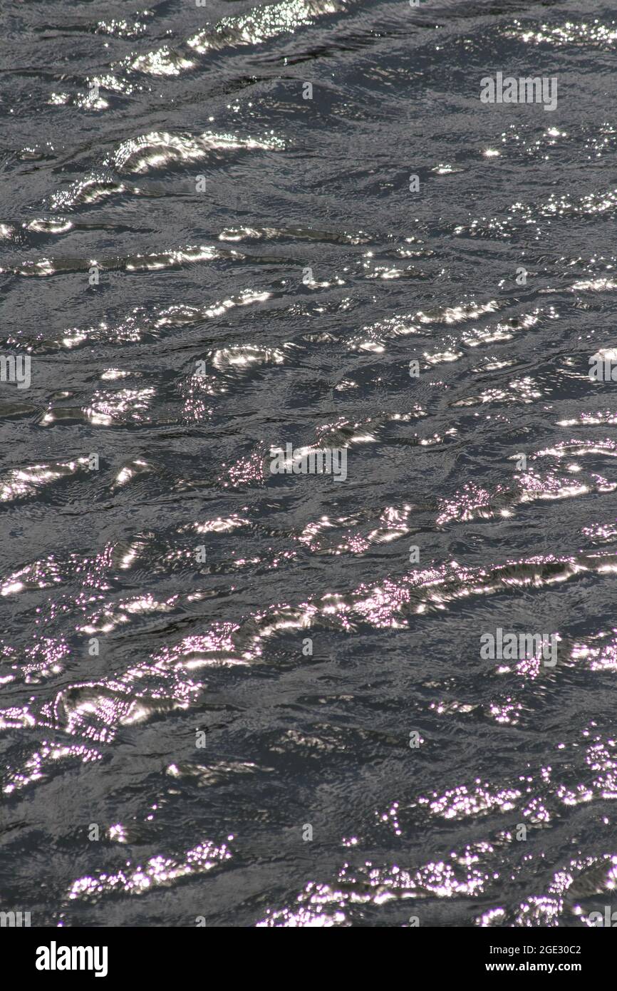 Patterns, reflections and textures in water Stock Photo - Alamy