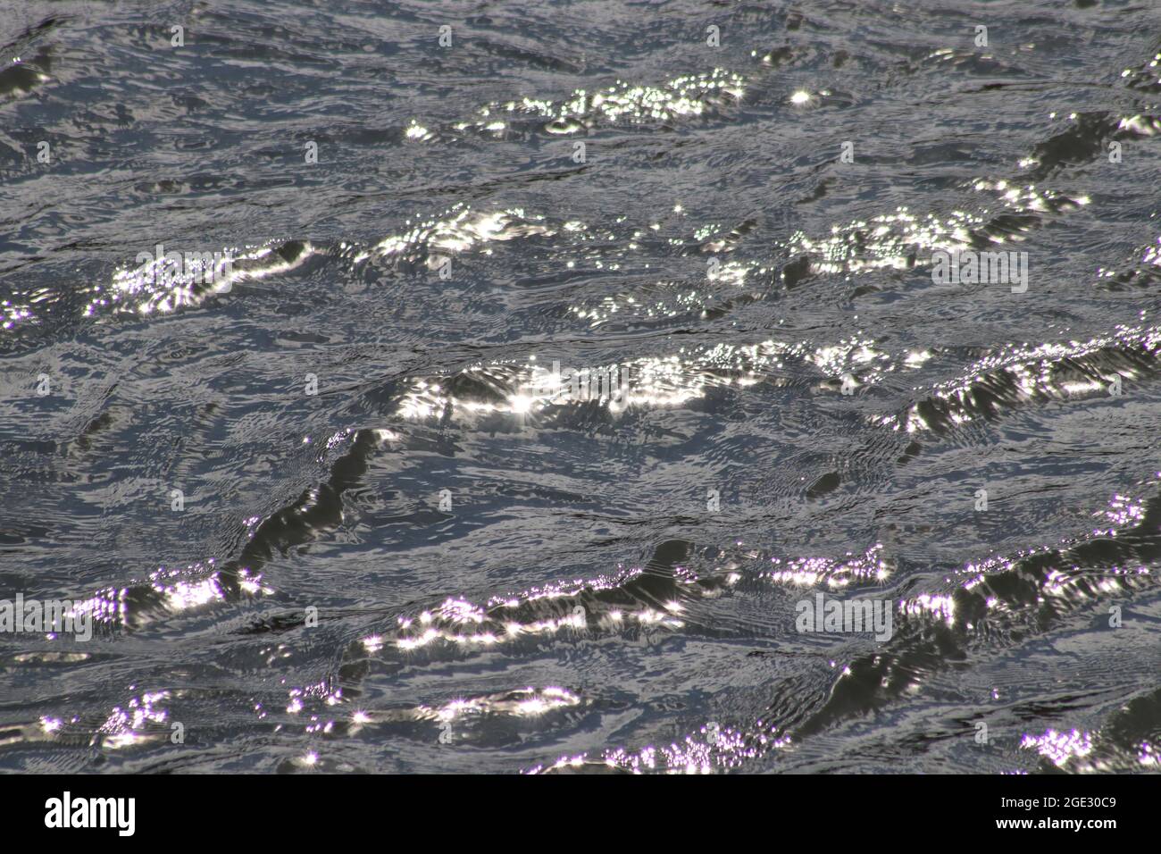 Patterns, reflections and textures in water Stock Photo - Alamy