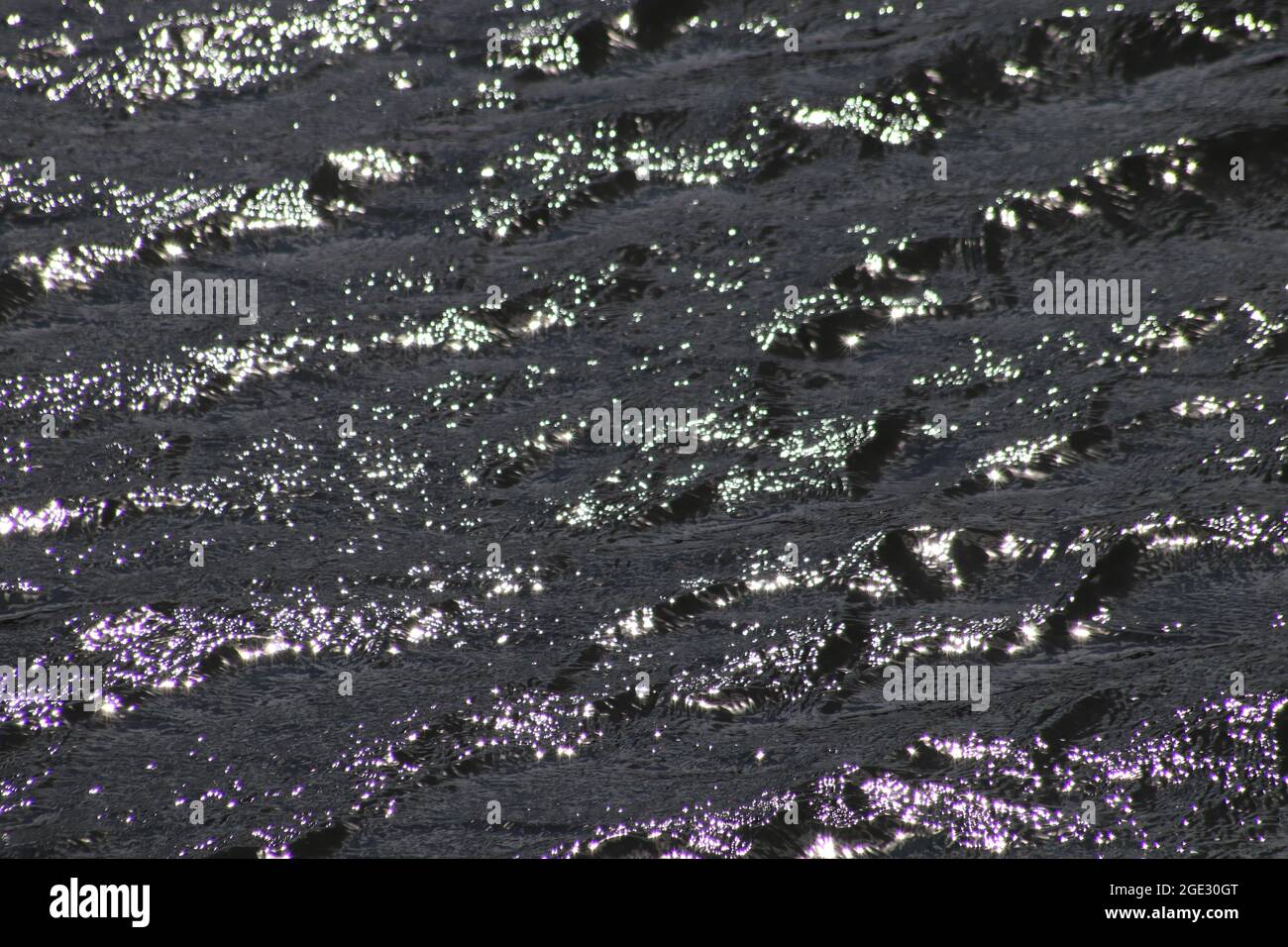 Patterns, reflections and textures in water Stock Photo - Alamy