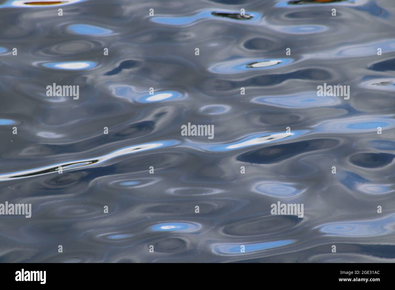Patterns, reflections and textures in water Stock Photo - Alamy