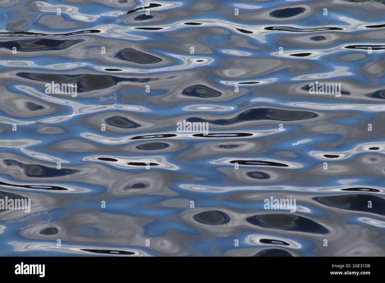 Patterns, reflections and textures in water Stock Photo - Alamy
