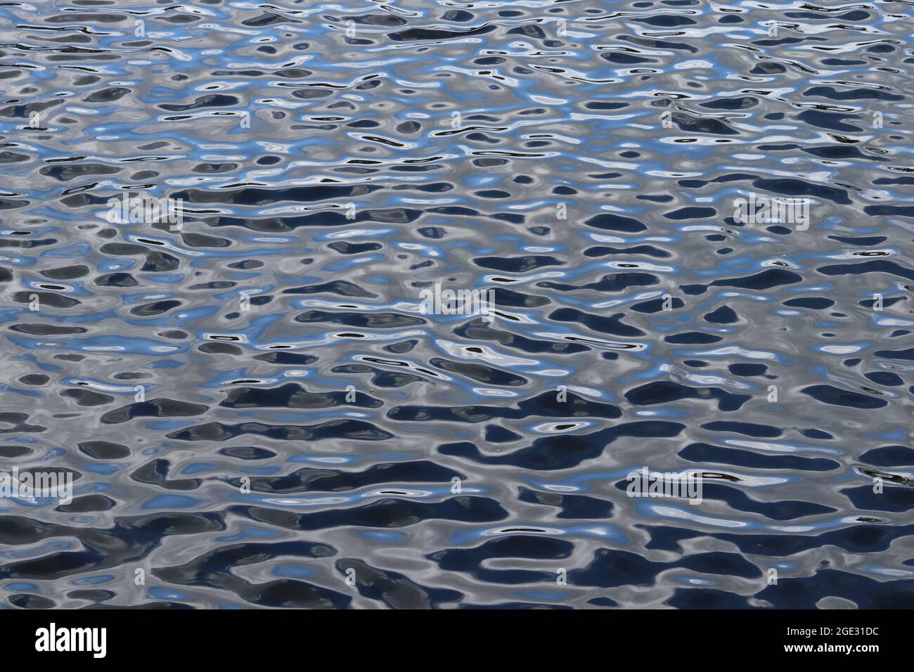 Patterns, reflections and textures in water Stock Photo - Alamy