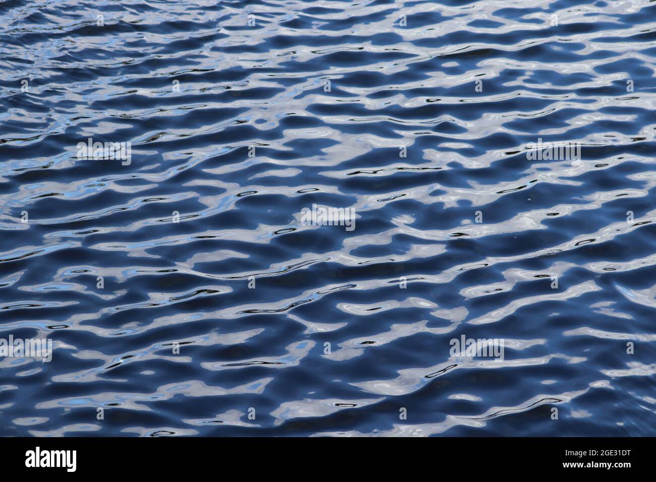 Patterns, reflections and textures in water Stock Photo - Alamy