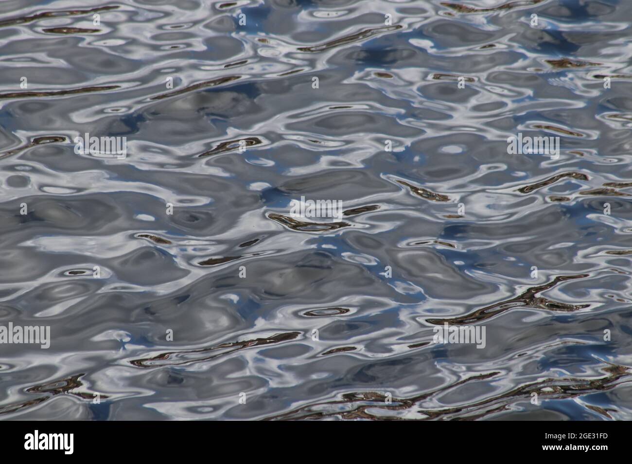 Patterns, reflections and textures in water Stock Photo - Alamy