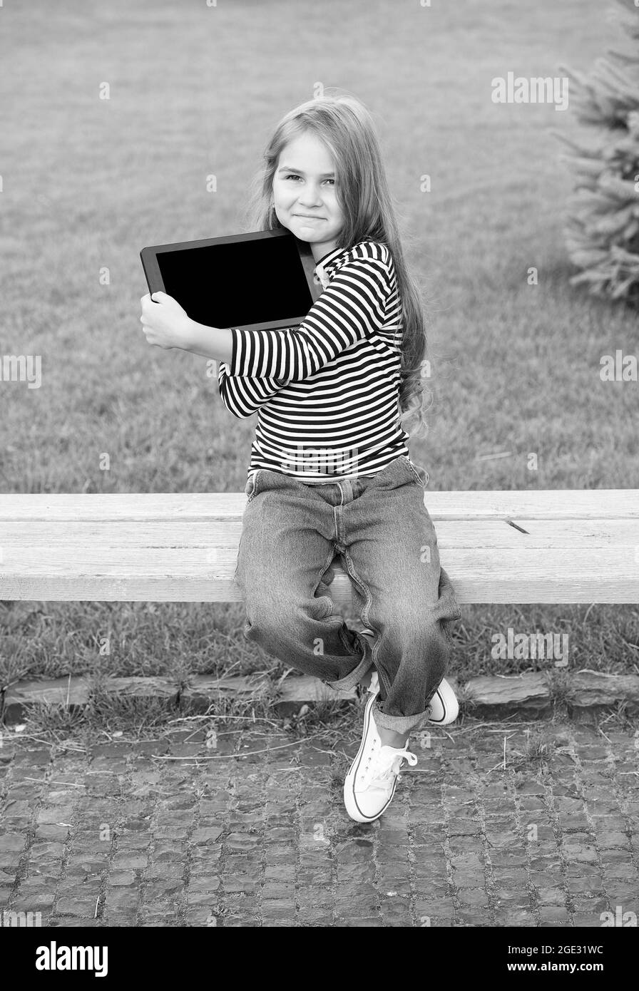 Happy girl surfing internet Black and White Stock Photos & Images - Alamy