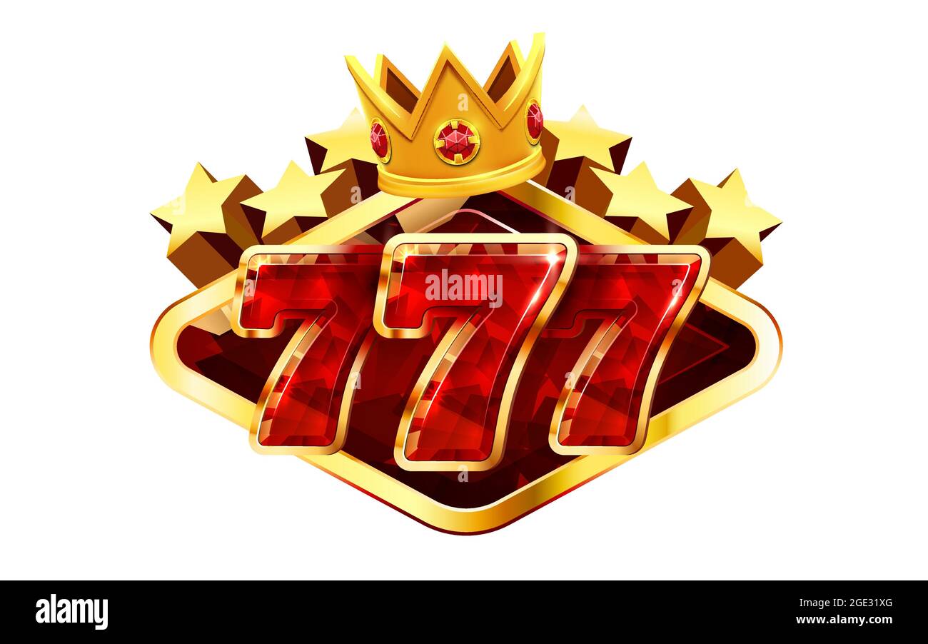 Big win 777 lottery vector casino Cut Out Stock Images & Pictures - Alamy