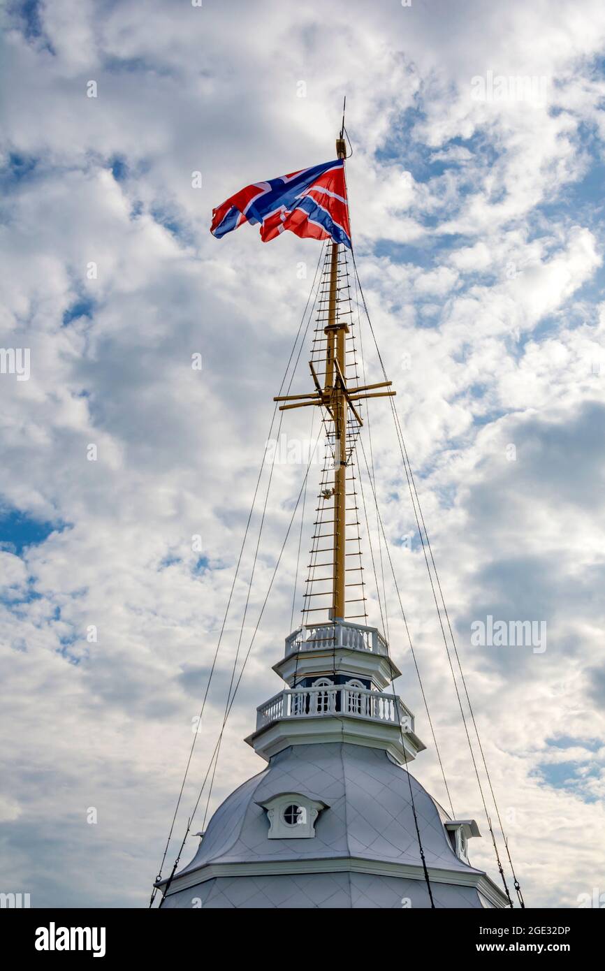 Blue peter flag hi-res stock photography and images - Alamy