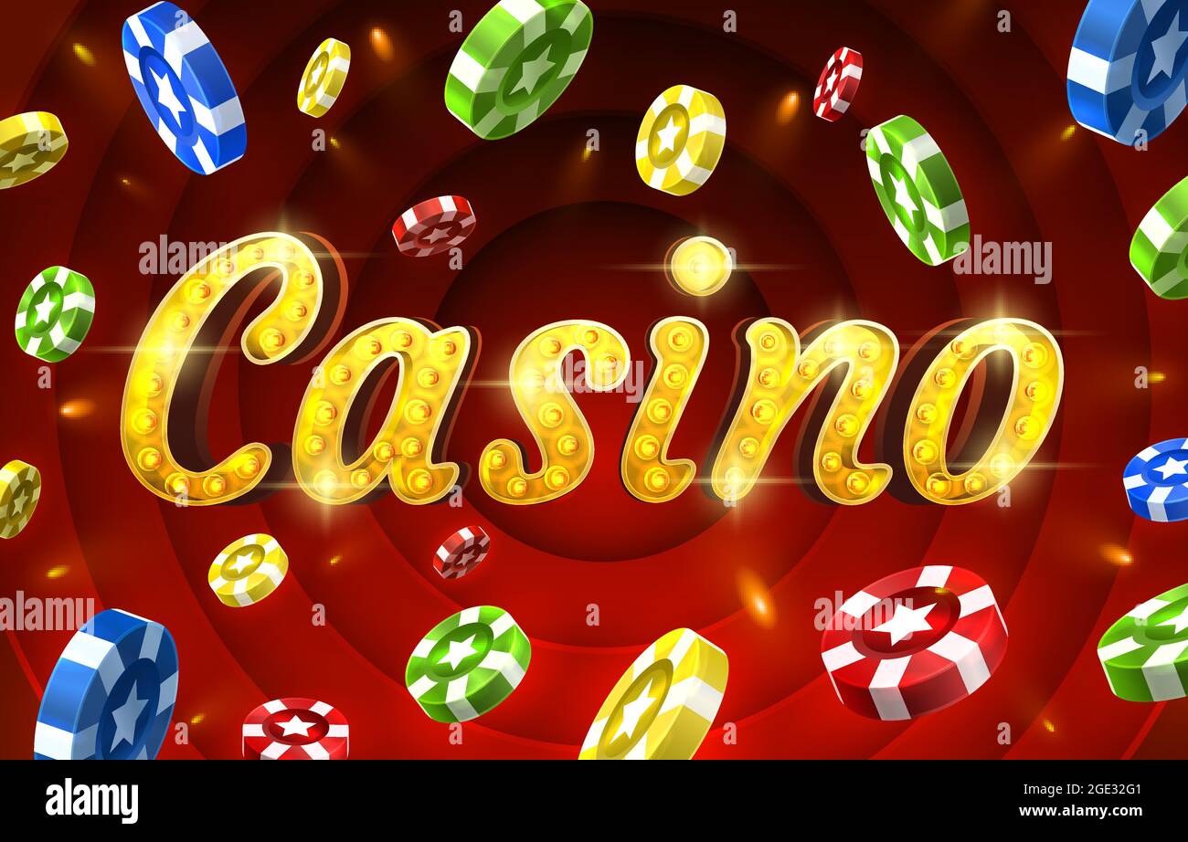 Casino slots icons, slot sign machine, night Vegas. Vector illustration ...