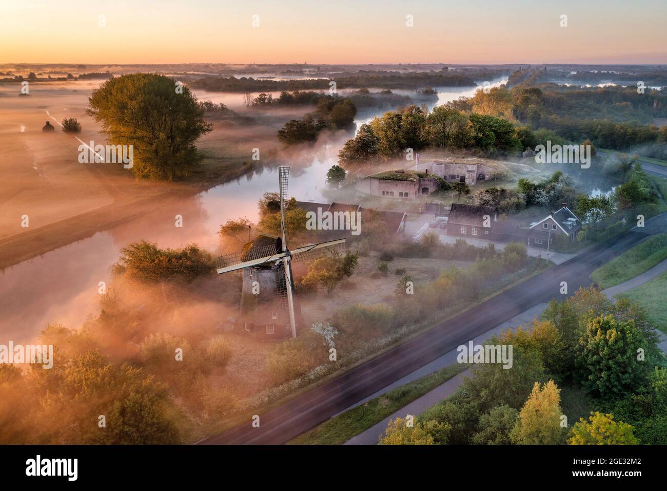 The Netherlands, Kortenhoef, Fort Kijkuit. New Dutch Defence Line ...