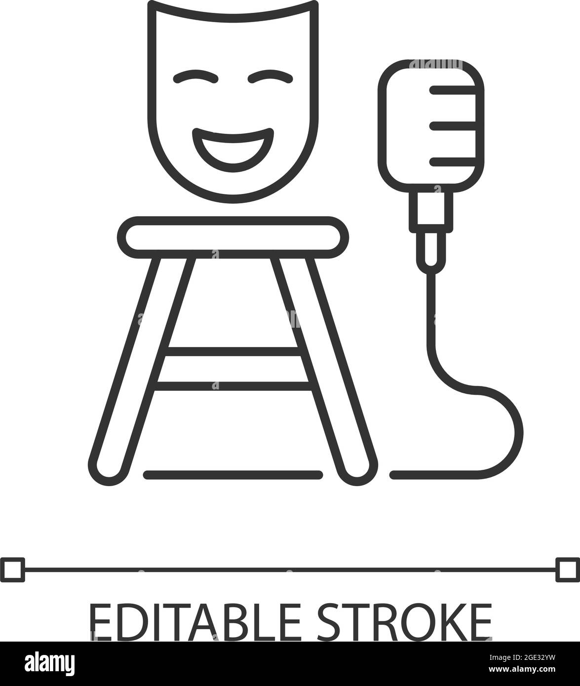 Stand up comedy stage Cut Out Stock Images & Pictures - Alamy