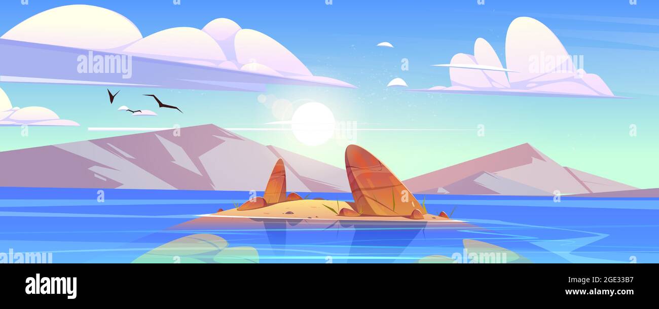 Shallow sandy Stock Vector Images - Alamy